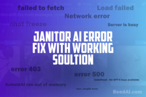 Janitor AI Error Message Fix In Easy Steps (June) 2025