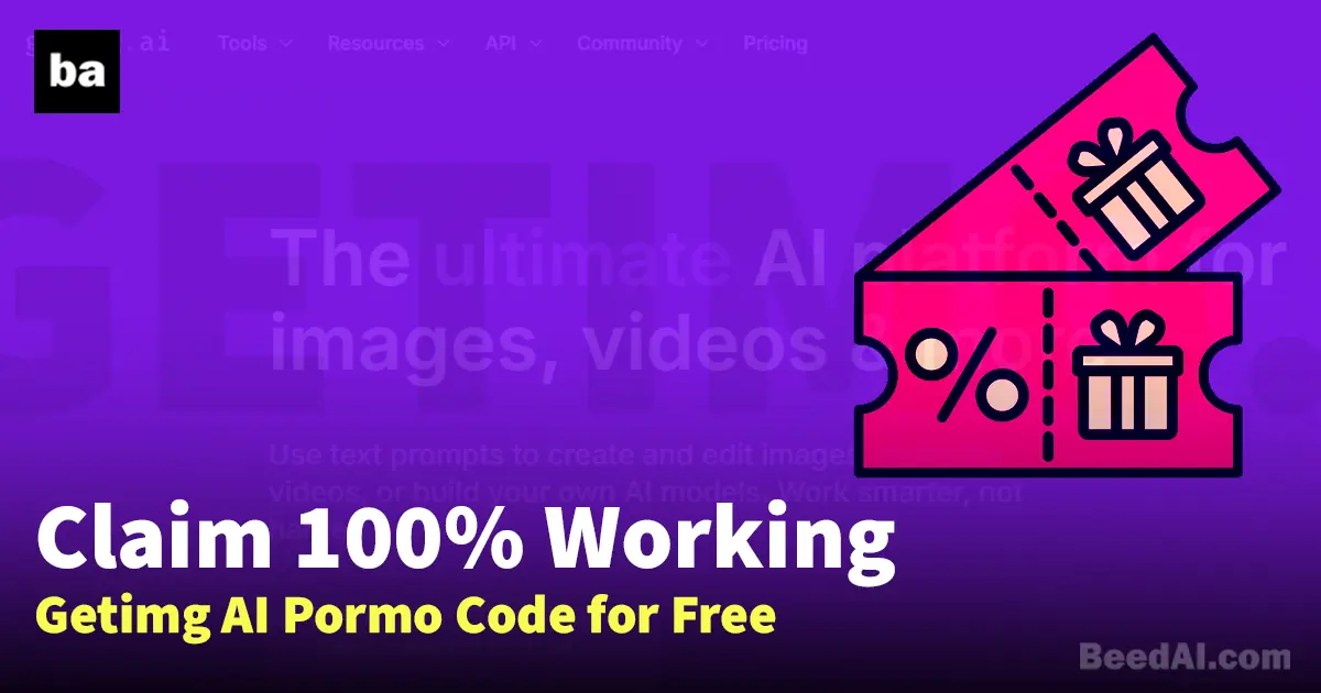 Claim 100% Working Getimg AI Promo Code Free (September 2025)